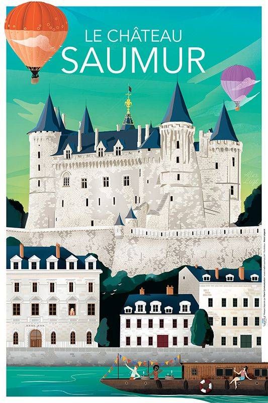 Affiche Château de Saumur Affiche Château de Saumur